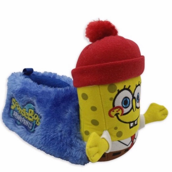 Nickelodeon | Shoes | Sponge Bob Character Plush Slipper | Poshmark